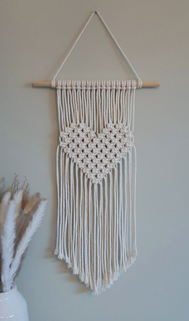 Macrame Heart Wall Hanging Workshop – Stitch-Up